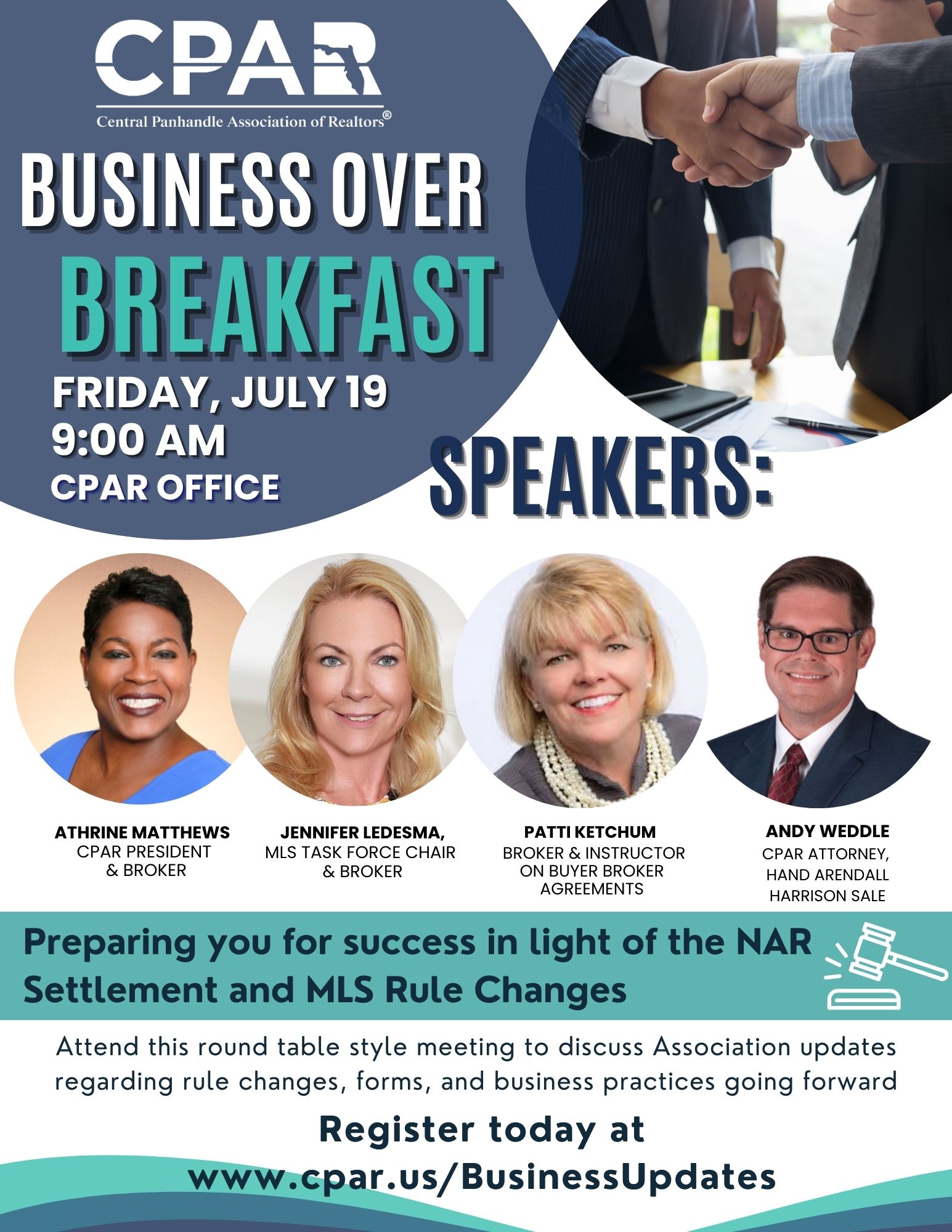 Business over Breakfast - Central Panhandle Association of REALTORS